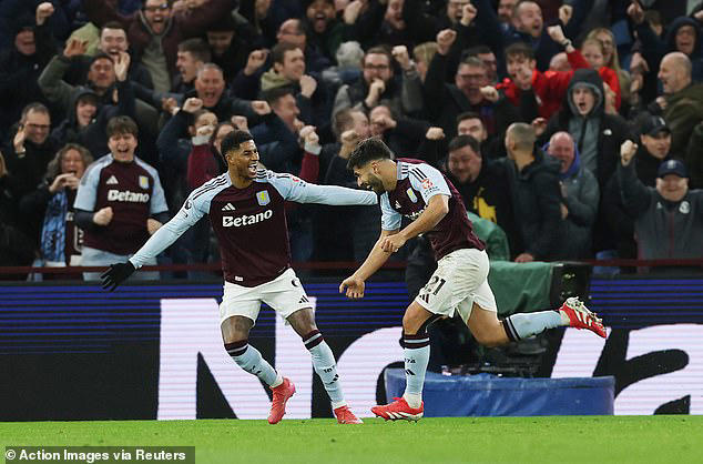 Marcus Rashford hailed as Aston Villa's new 'hero' after setting up ...