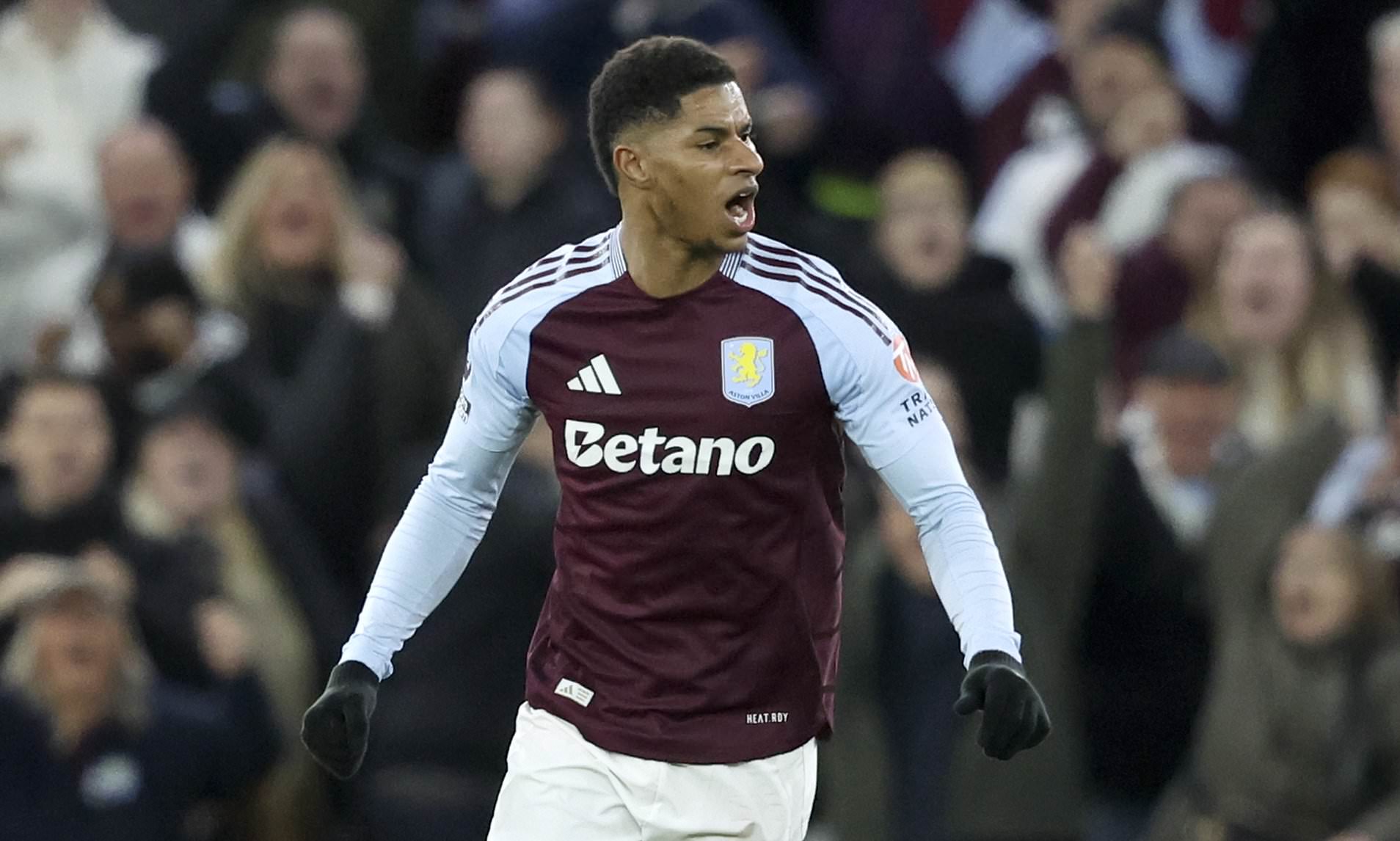 Marcus Rashford hailed as Aston Villa's new 'hero' after setting up ...