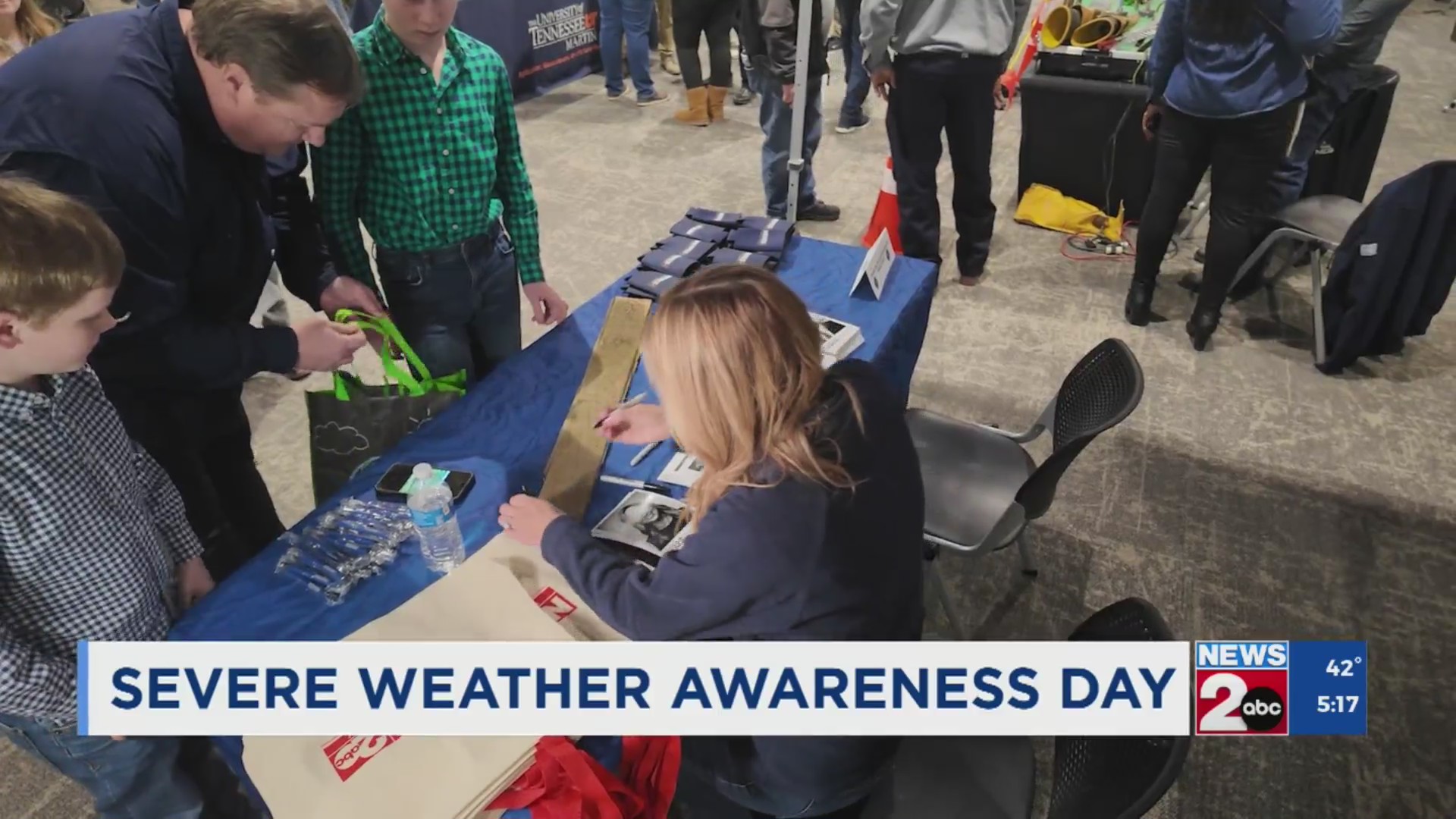 News 2 meteorologists attend Severe Weather Awareness Day event in ...