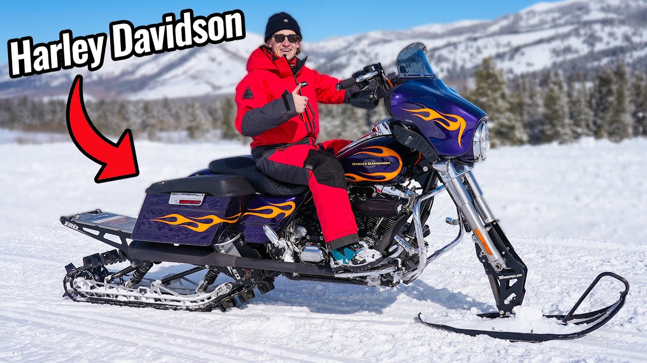 Harley Davidson Snow Bike! ️