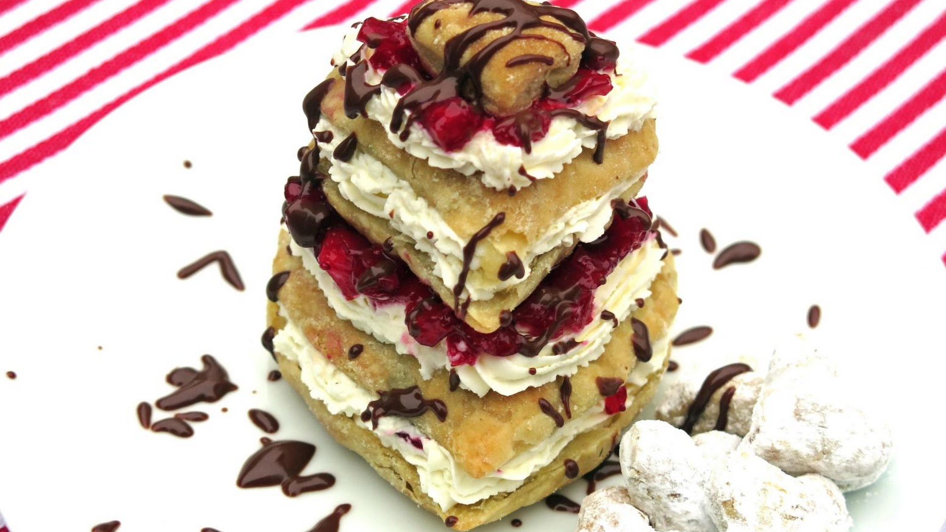 What A Beautiful Dessert For Someone Special - Be My Valentine Napoleons