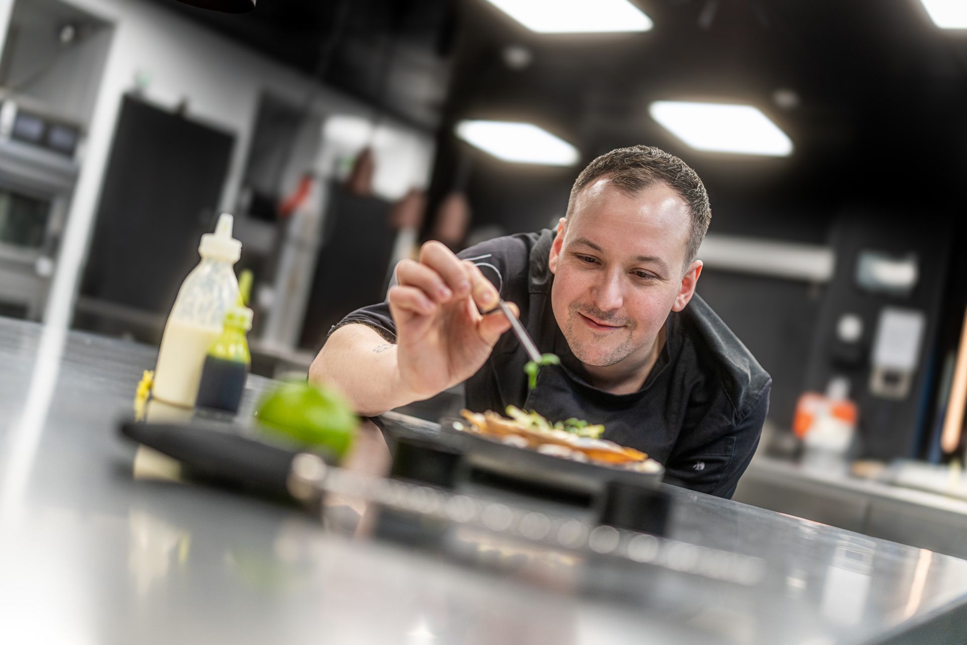 Alexander Mayer präsentiert erstes Menü als neuer Chefkoch im Eatrenalin