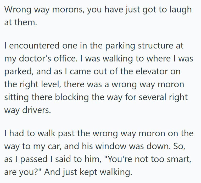 When A Large Truck Was Going Down A One Way Lane The Wrong Way In A ...