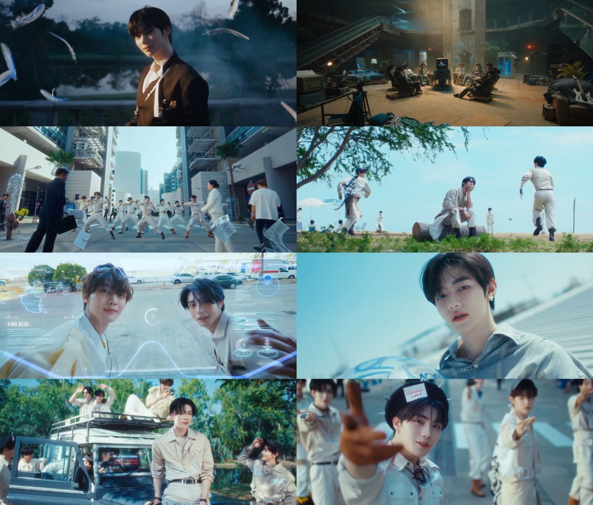 제로베이스원, 신곡 ‘블루’ MV 티저 공개…24일 발매