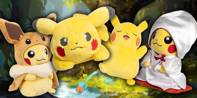 10 Cutest Pikachu Plushes You Can Get On Pokémon Center Right Now