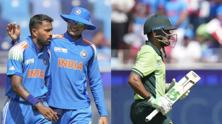 Hardik Pandya vs Babar Azam: Meme fest begins after allrounder's send-off to Pakistan batter
