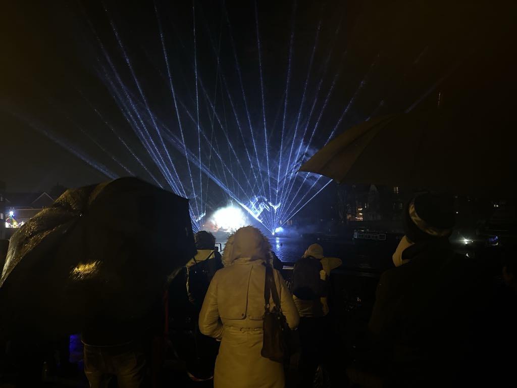 Lights, camera, action - Chichester canal's Hollywood-inspired light ...