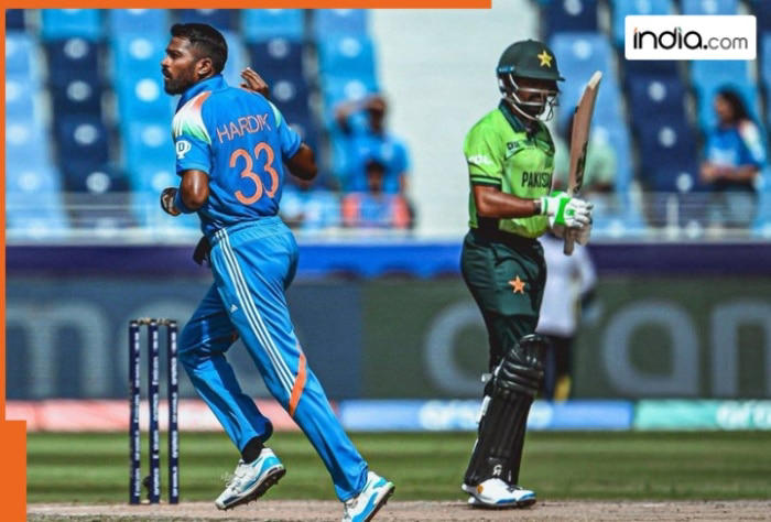 Hardik Pandya's cheeky send-off to Babar Azam after dismissal sparks social media buzz, video ...