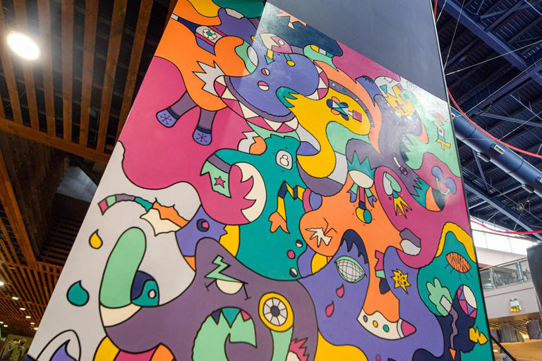 Xscape Yorkshire: Mural featuring 19 hidden local references installed ...