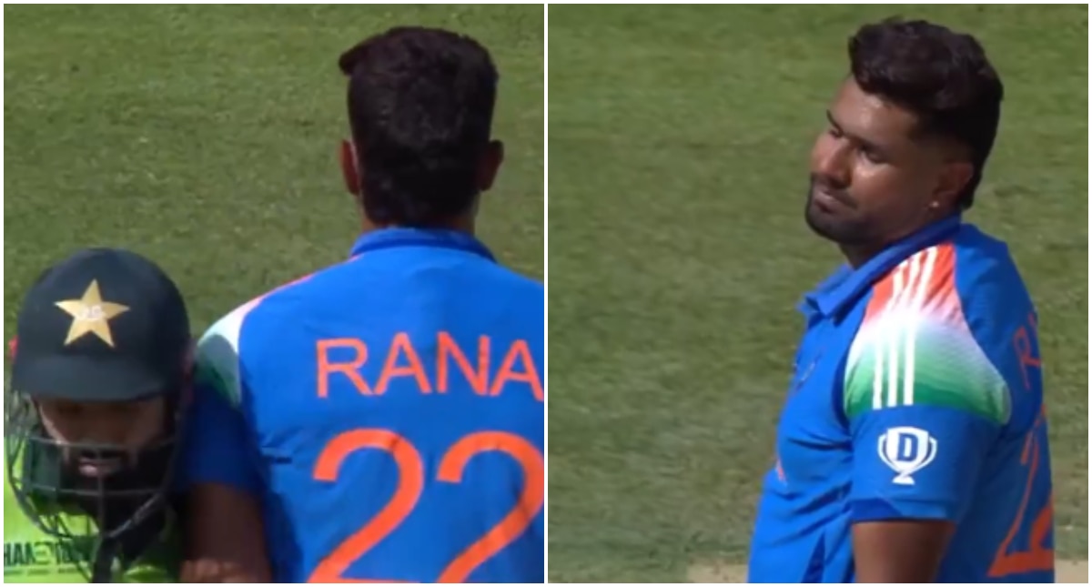 IND vs PAK Drama: Mohammad Rizwan's Collision With Harshit Rana Sparks ...