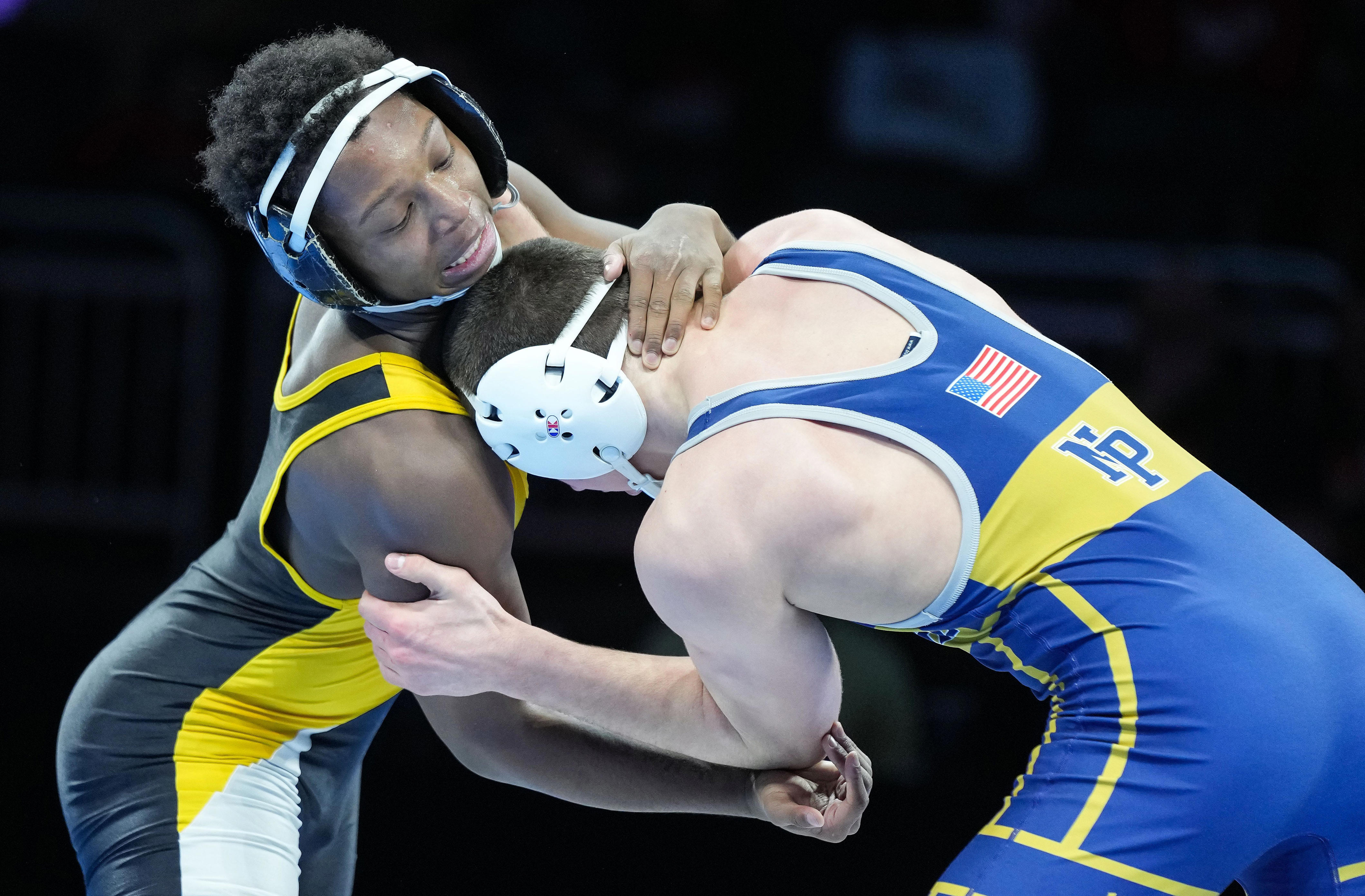 New Prairie freshman MJ Staples claims wrestling state championship