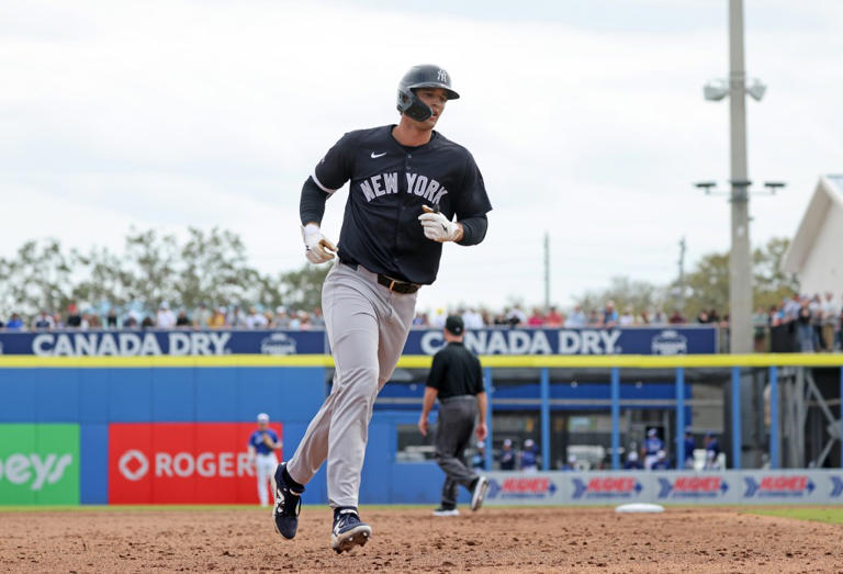 Yankees’ Spencer Jones blasts home run in his first spring training game