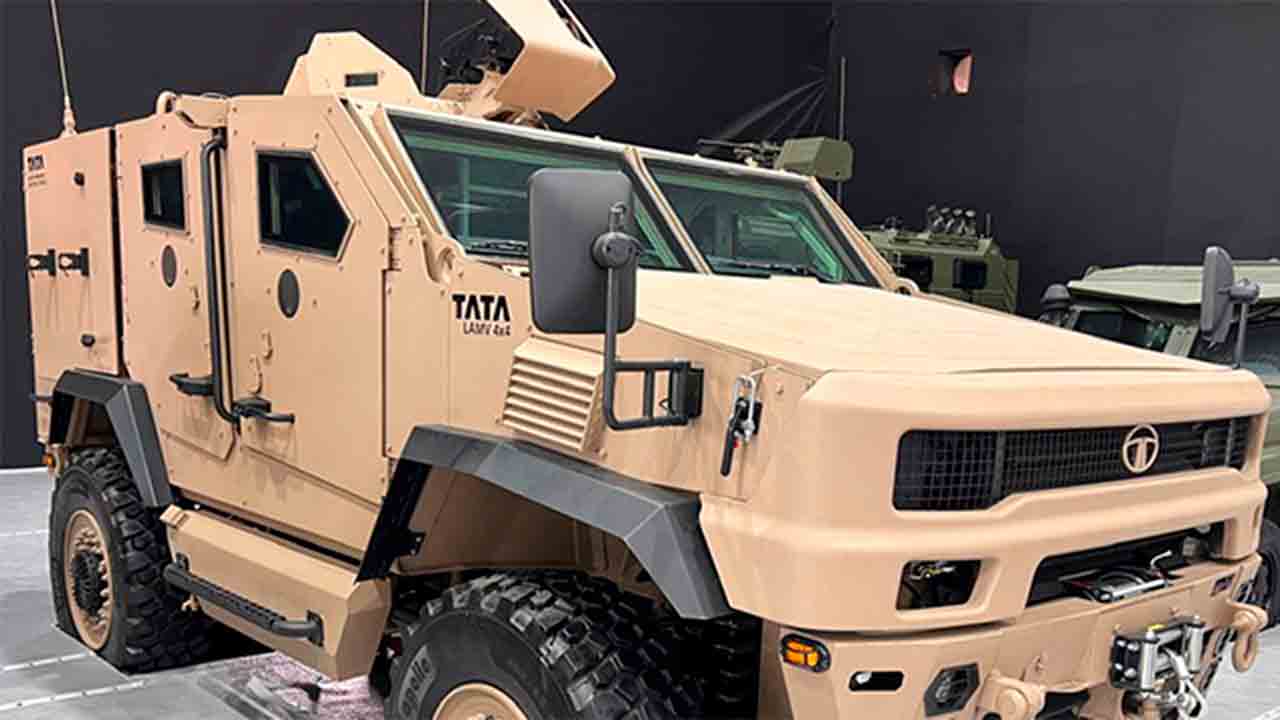 Tata Unveils India’s First Armored Vehicle Built to NATO Standards
