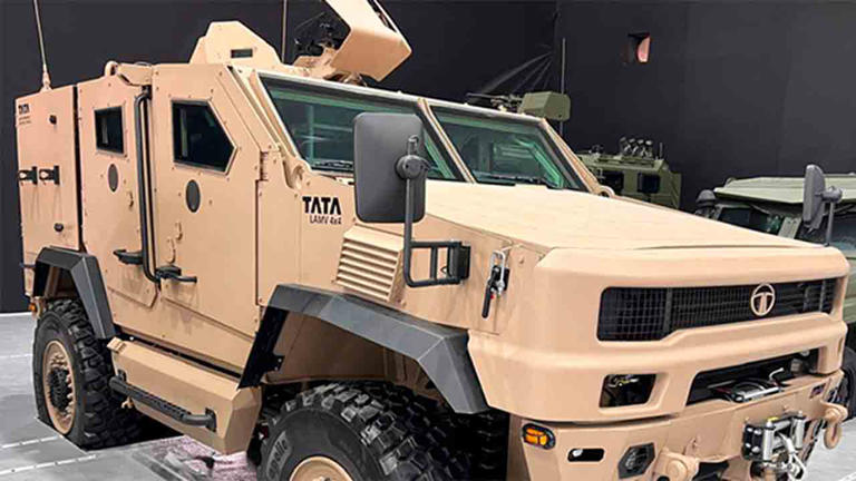 Tata Unveils India’s First Armored Vehicle Built to NATO Standards