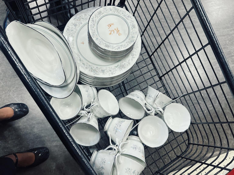 I paid $65 for a giant collection of vintage dishes at a thrift store ...