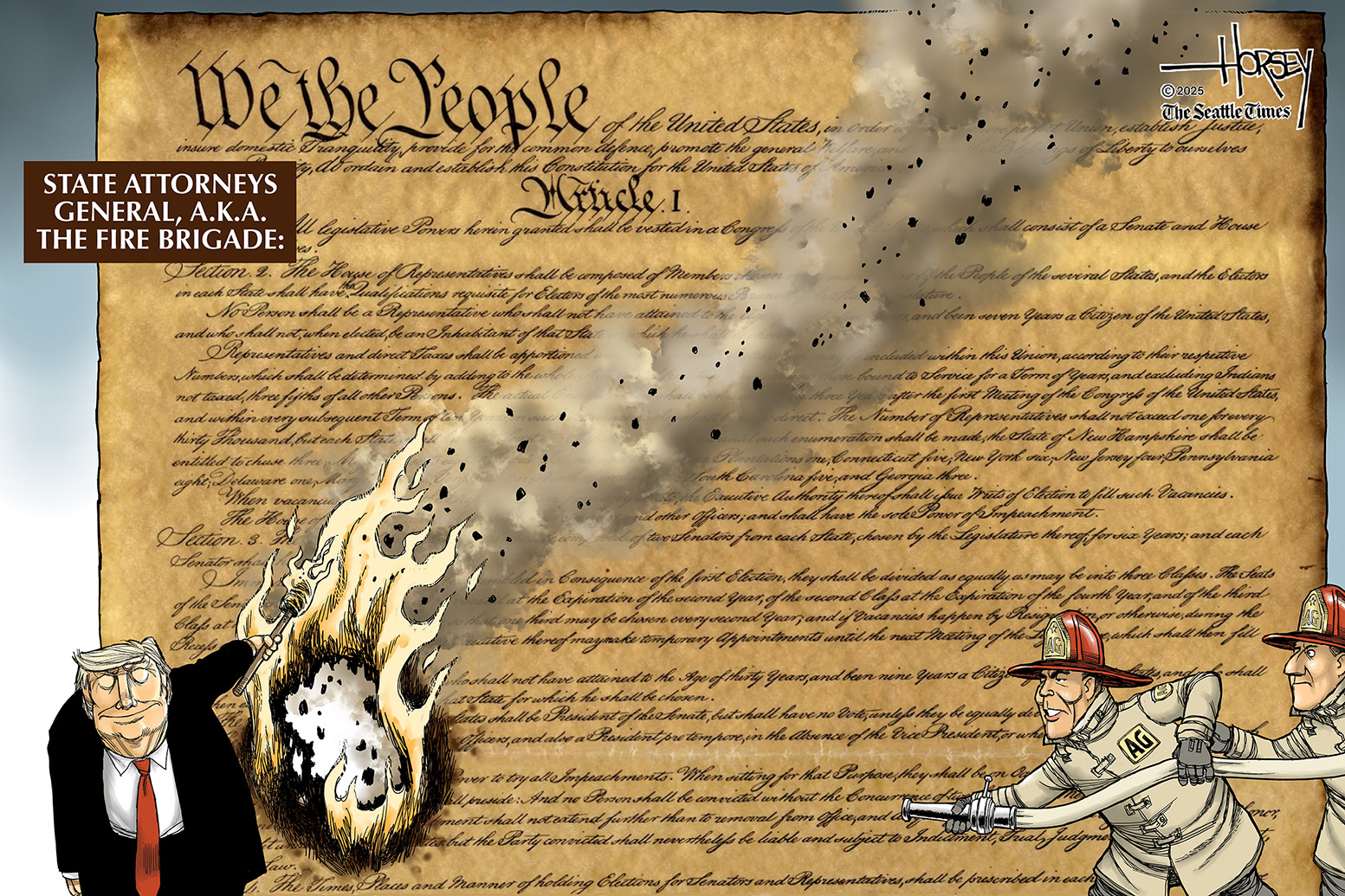 The Latest Political Cartoons From David Horsey