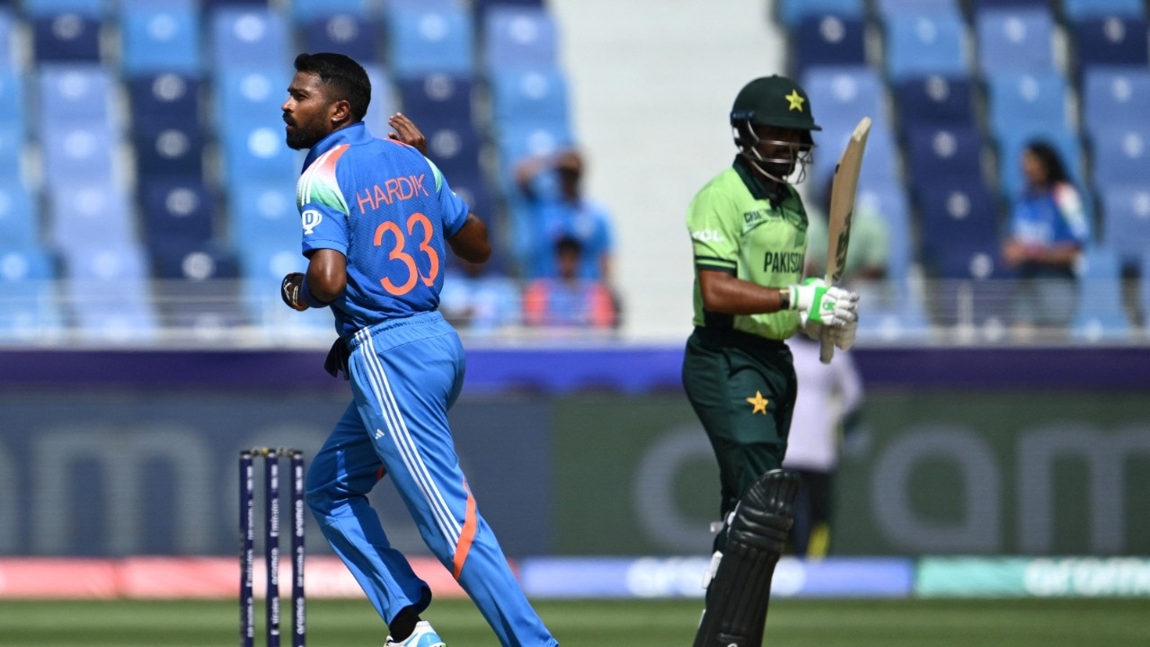 Watch: Hardik Pandya's 'Bye Bye' send-off to Babar Azam after dismissal