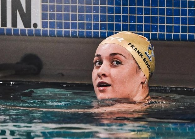 Nicole Frank ganó todo lo que nadó en el American Athletic Championship ...