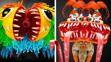 New Poppy Playtime Crafts That Make Us Go Wild 👿 Watch Us Craft Creepy ...