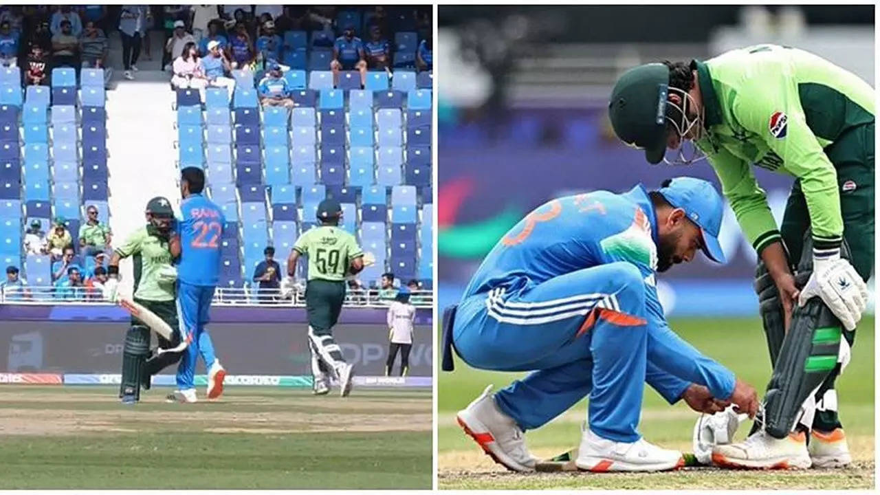 IND vs PAK: Tensions Flare on Field With Shoulder Bump But Virat Kohli ...