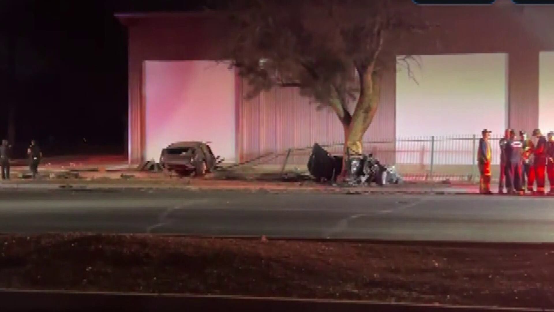 Driver dead after car hits tree, catches fire in west Phoenix; speed ...