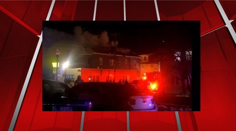 VIDEO: House catches fire in Ludlow