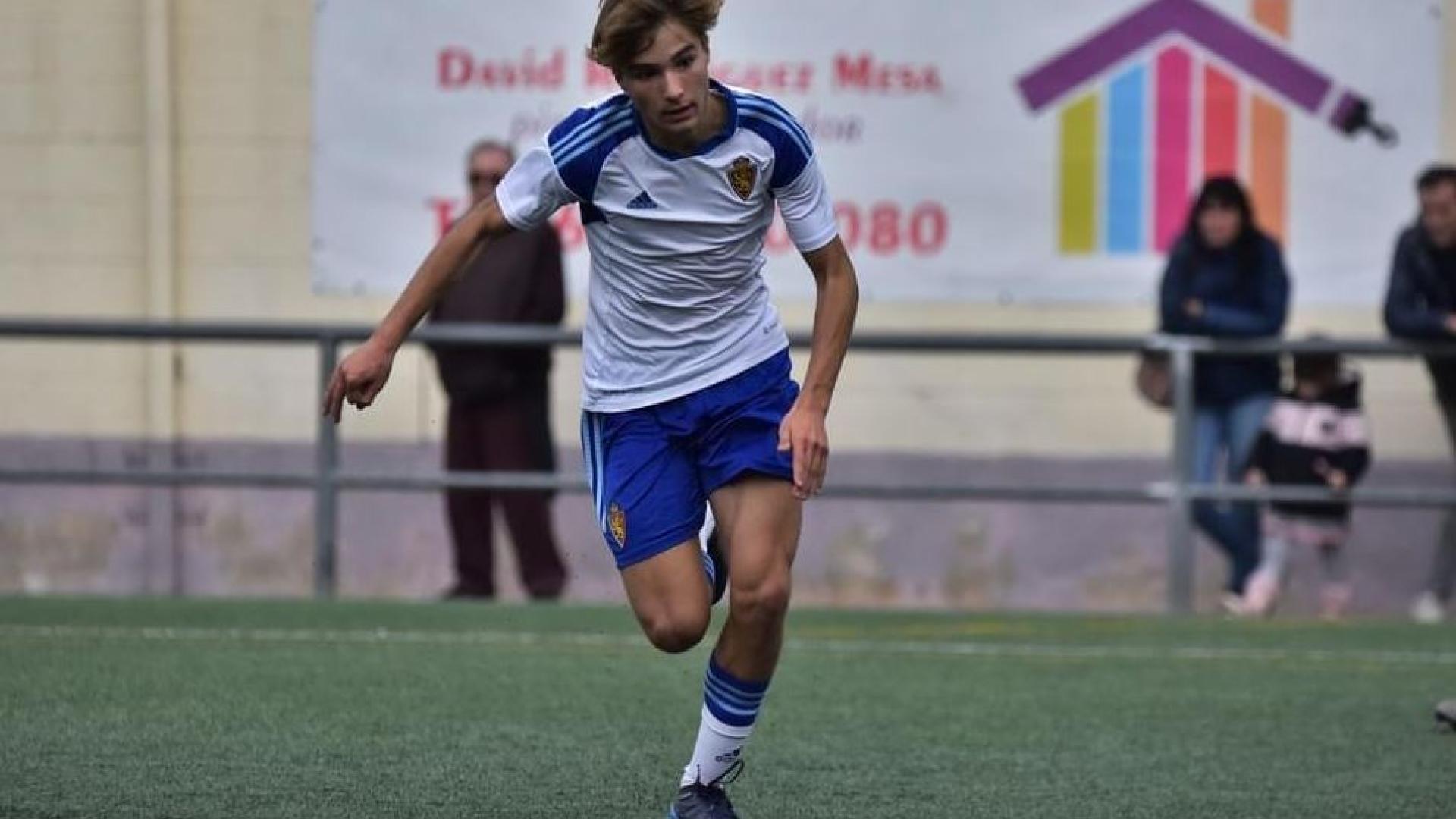 Jorge Franco, el delantero que asoma en el Real Zaragoza