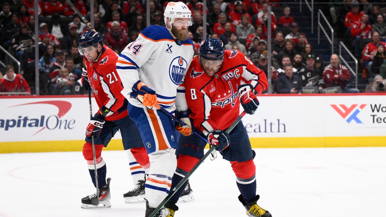Oilers drop third straight game in loss to Ovechkin, Capitals