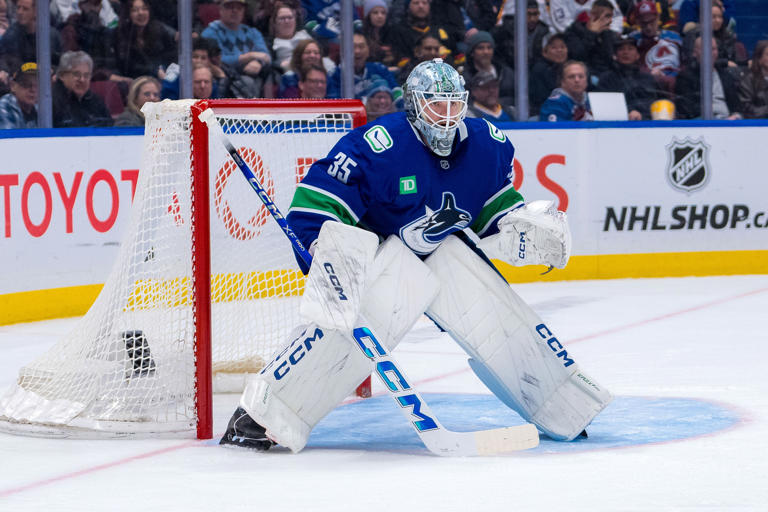 Canucks place goaltender Thatcher Demko on IR, recall young D-man