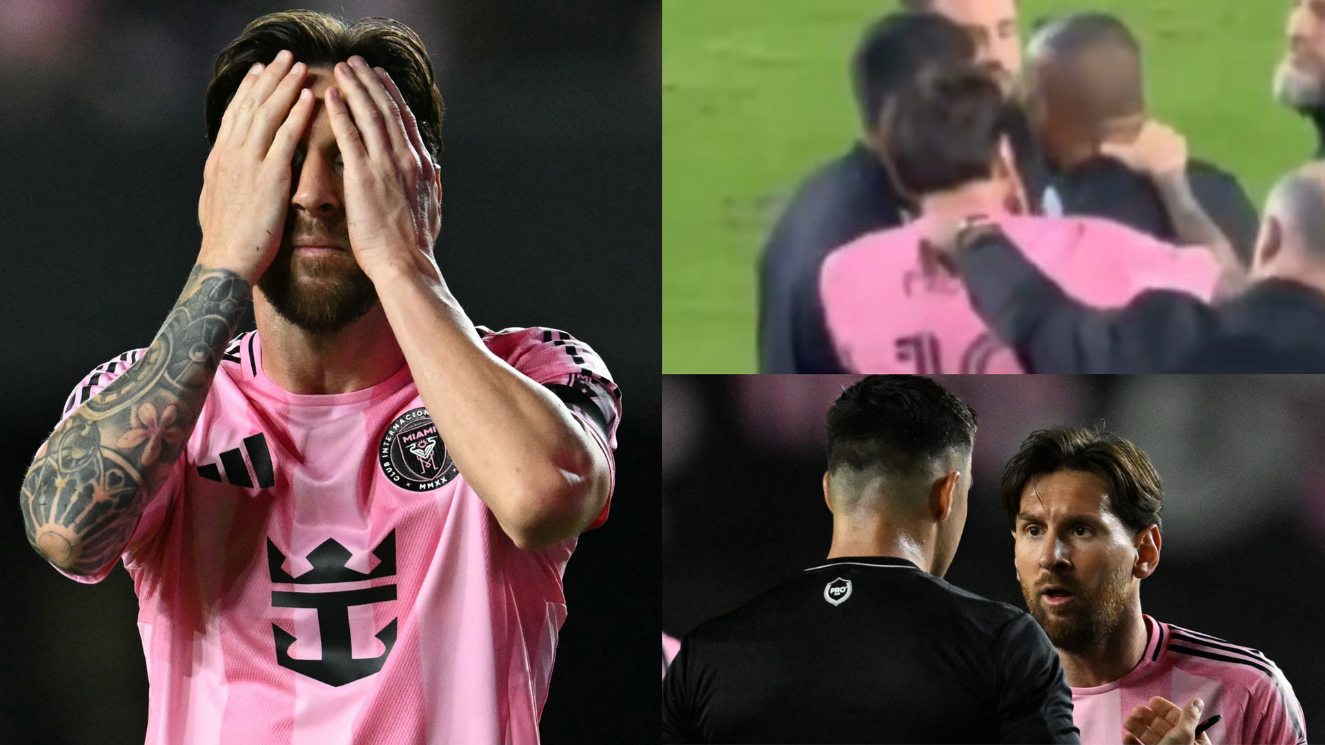 VIDEO: Furious Messi grabs opposition coach by the neck & argues with ...