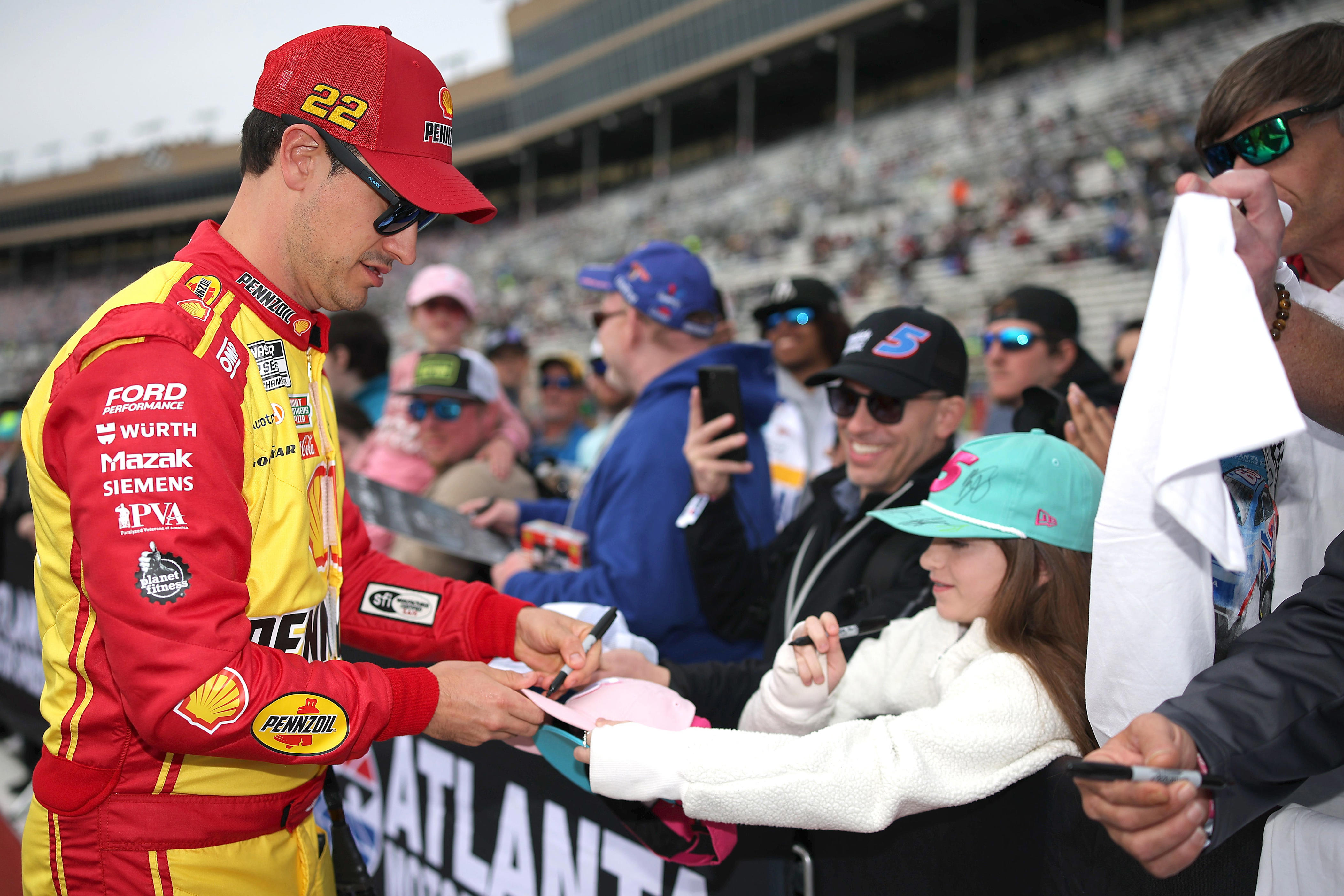 Denny Hamlin, Ryan Blaney among NASCAR drivers at fan meetups Friday ...
