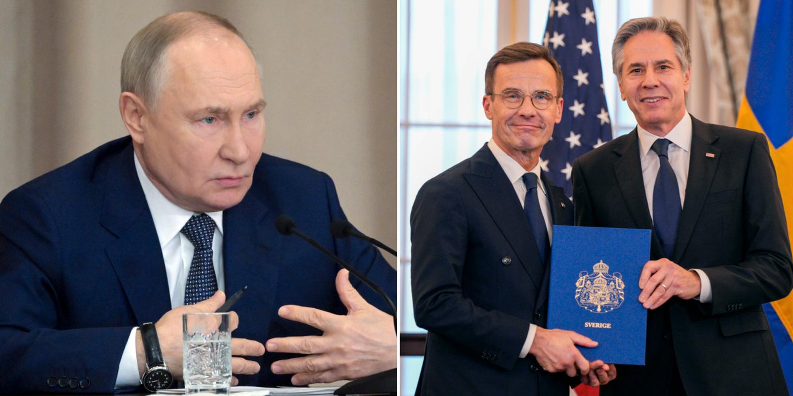 Expert: Putin kan kräva att Sverige går ur Nato