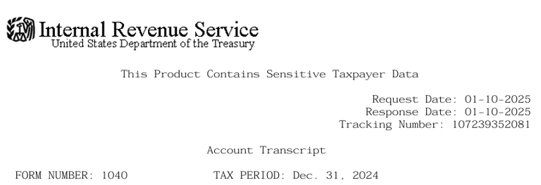Preparing Taxes? How To Download Your IRS Account Transcript to Look Up ...
