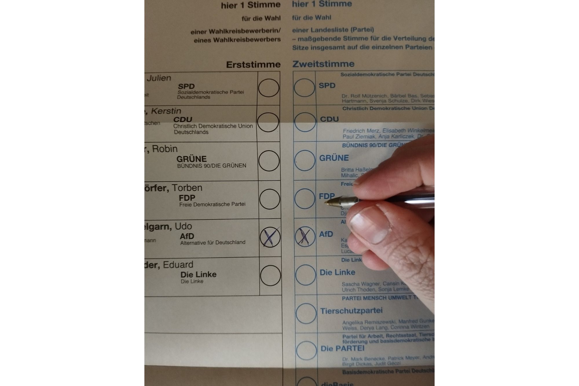 Germans Appear to Flout German Law and Share Photos of Alleged Voting ...