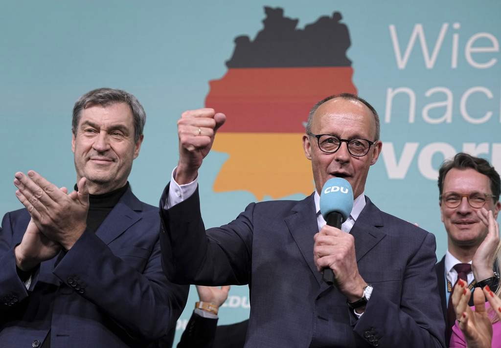 AP PHOTOS: Conservatives celebrate German election win as the far right ...