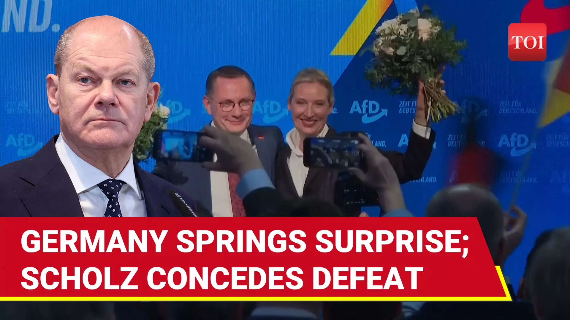 Scholz Loses German Election; Record Gains For AfD, Conservative CDU ...