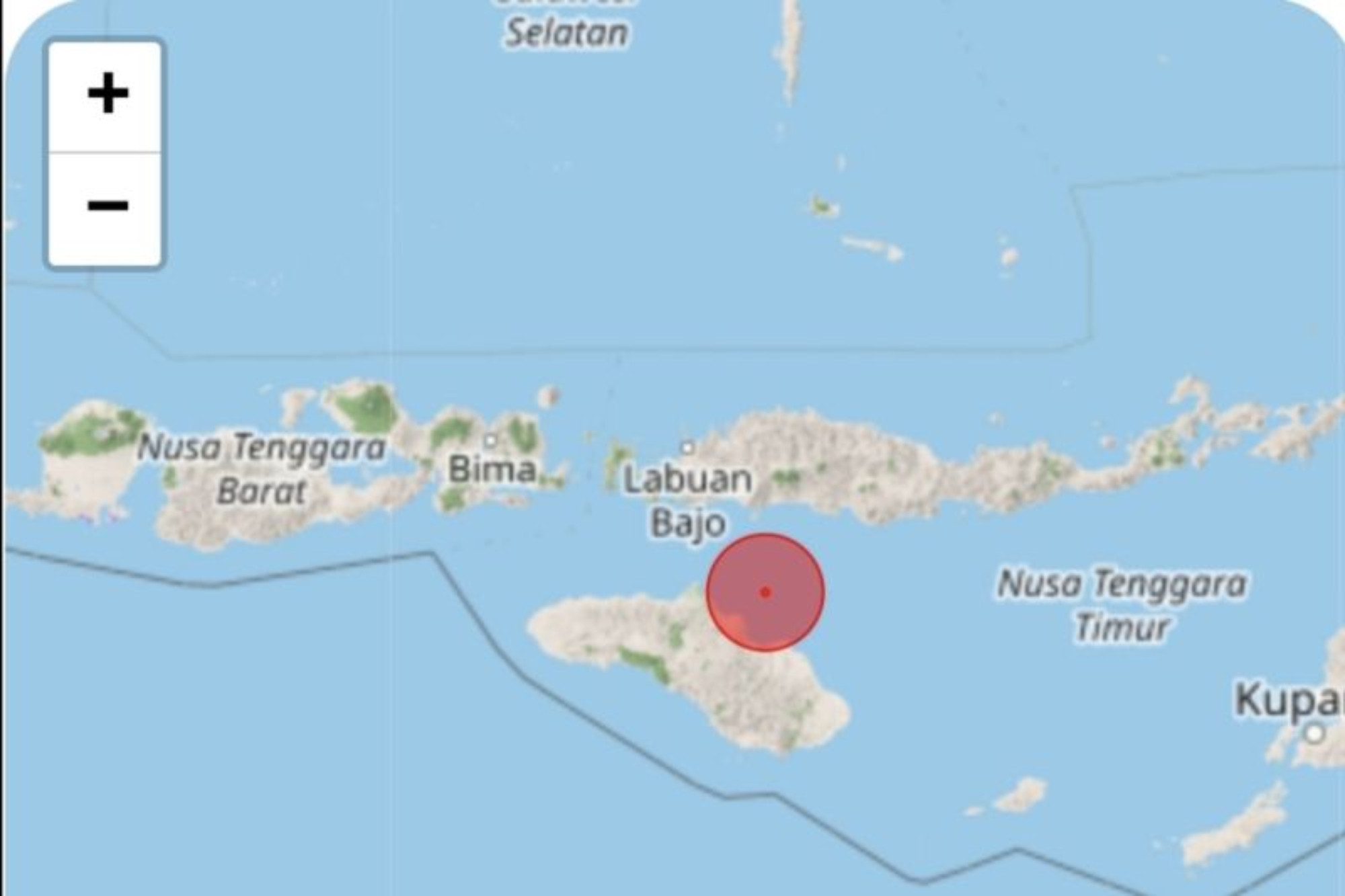 Gempa Bumi 5,3 Magnitudo Guncang Waingapu NTT, BMKG: Tidak Berpotensi Tsunami