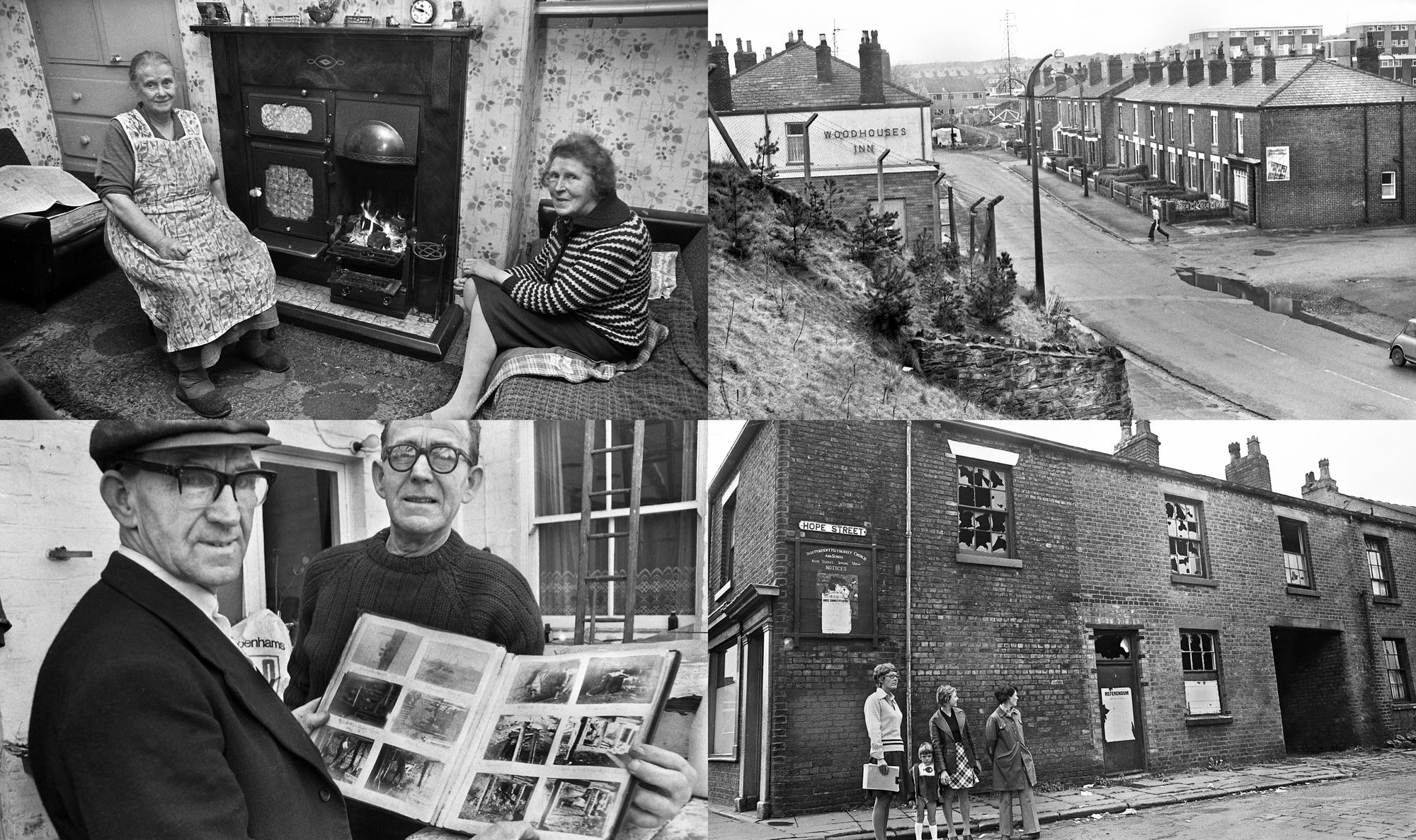 Wigan street scenes and residents pictured in 1975