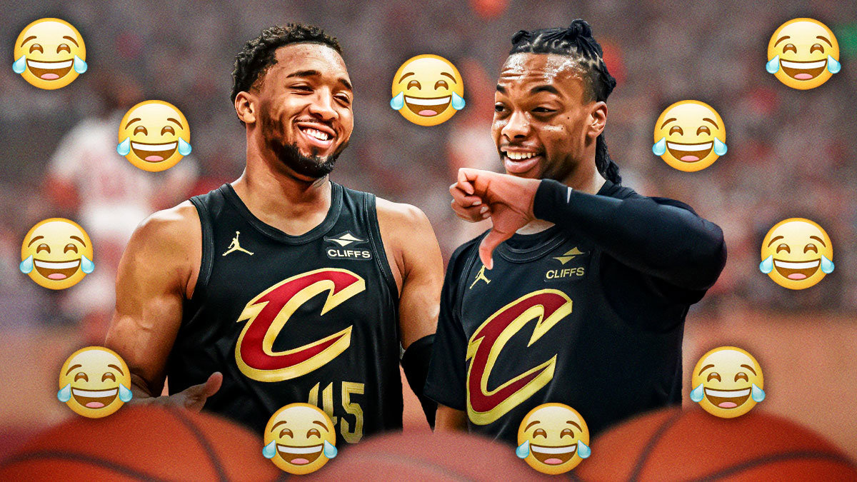 Cavs’ Darius Garland reacts to Donovan Mitchell’s hilarious troll job Cavs’ Darius Garland reacts to Donovan Mitchell’s hilarious troll job