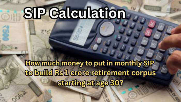 SIP Calculation: How much money to put in monthly SIP to build Rs 1 ... SIP Calculation: How much money to put in monthly SIP to build Rs 1 ...