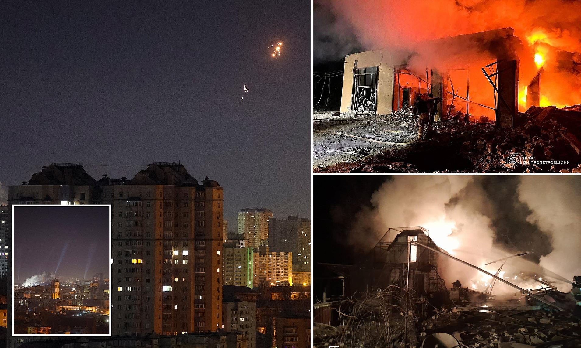 Night of 250 drones attack Ukraine in record 'aerial terror' onslaught