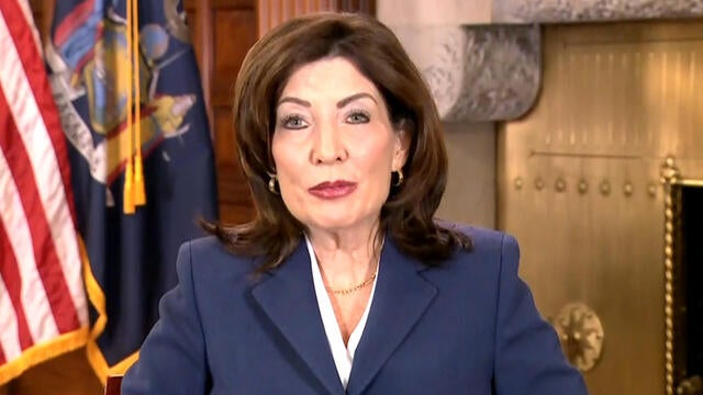 Hochul says Democratic governors won't "sit idly by" as Trump threatens ...