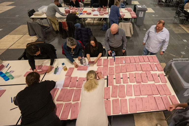 Germans cast ballots in election expected to swing country rightward