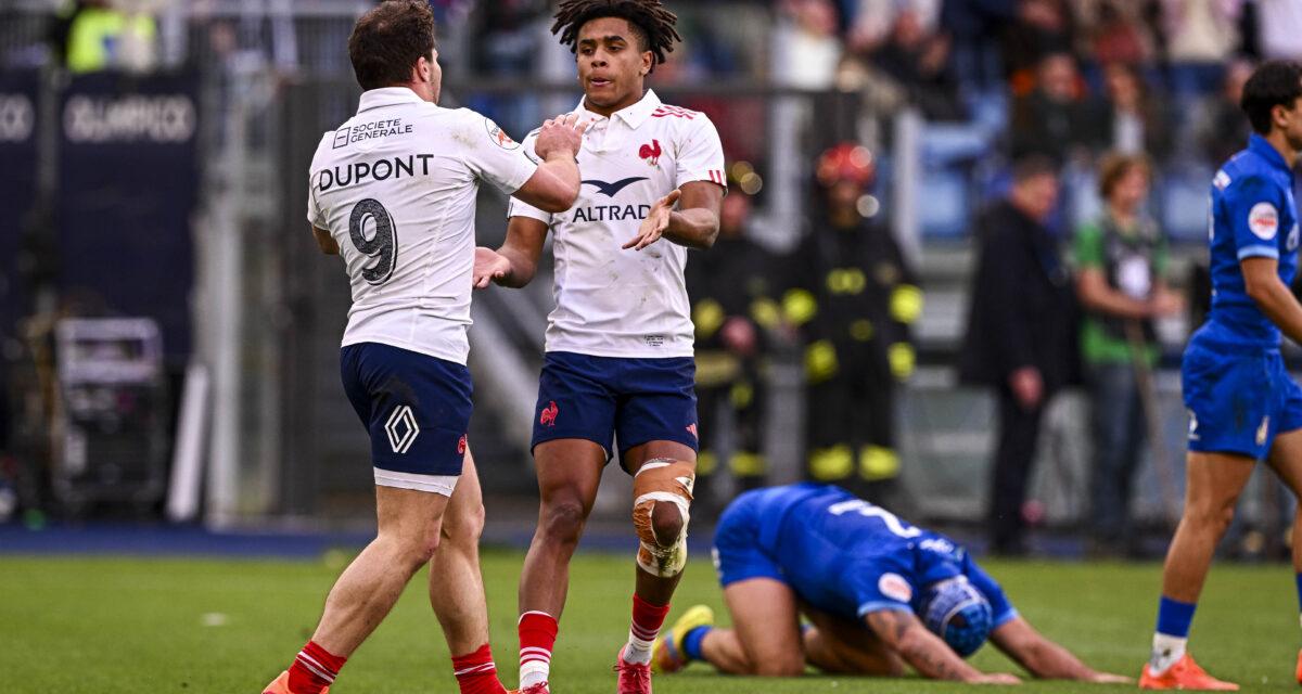 XV de France : les Bleus frappent fort en première période
