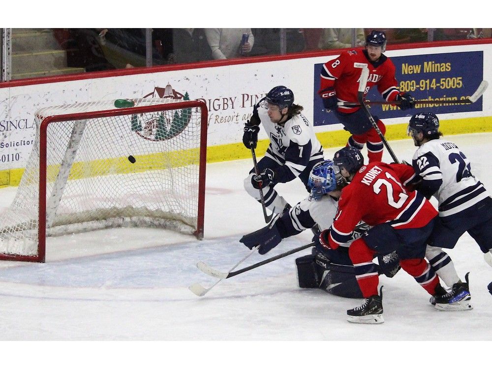 Acadia scores comeback victory to eliminate St. F.X. in AUS hockey playoffs