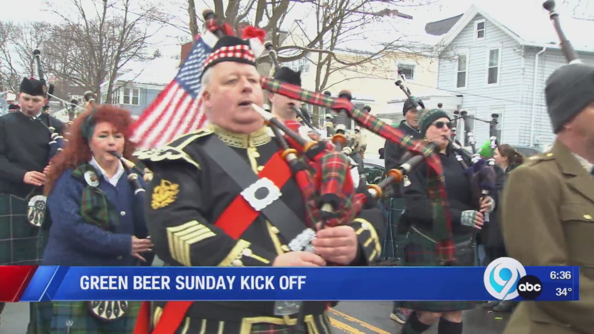 Green beer sunday kickoff