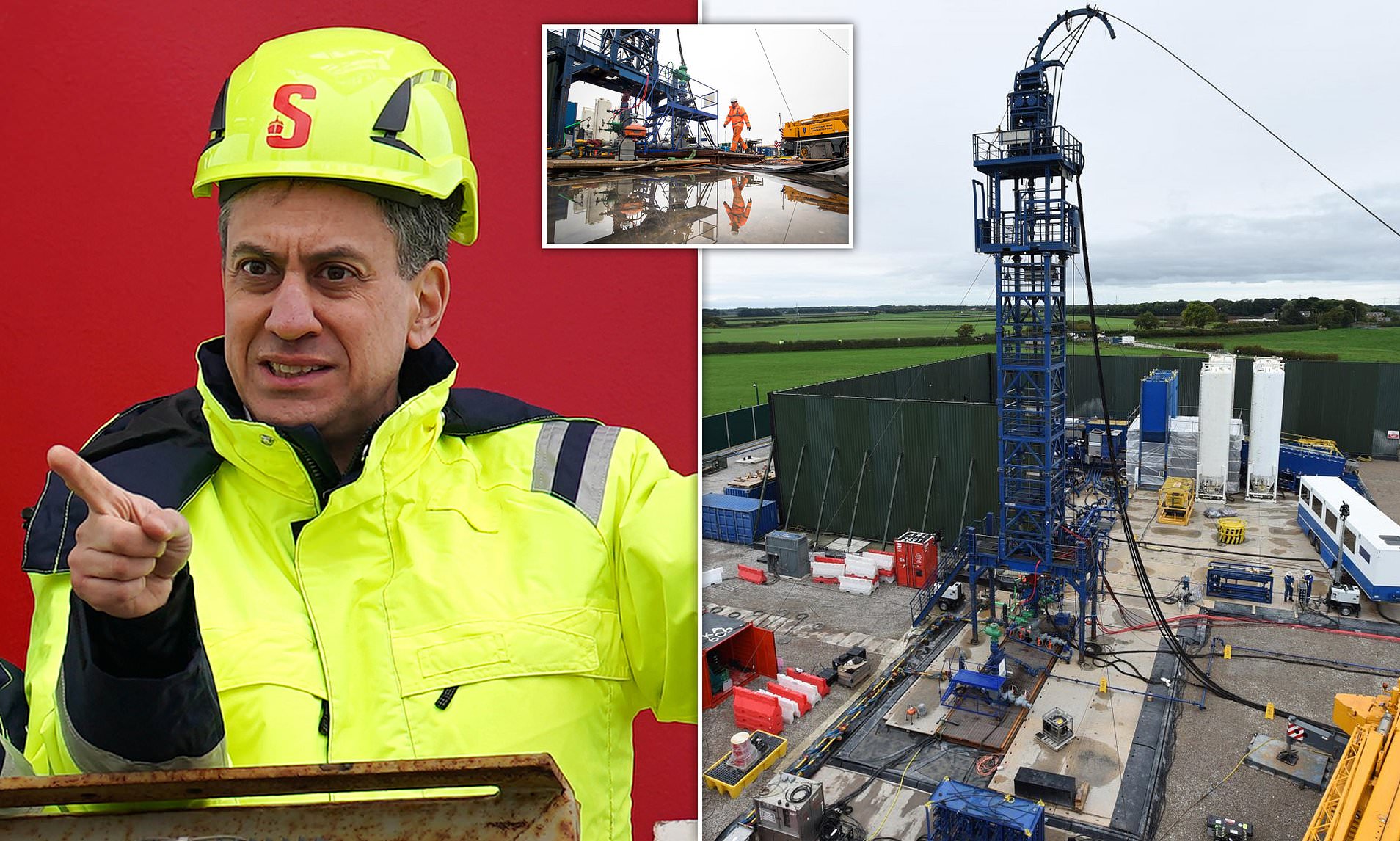 Miliband approves plans to concrete over remaining fracking sites