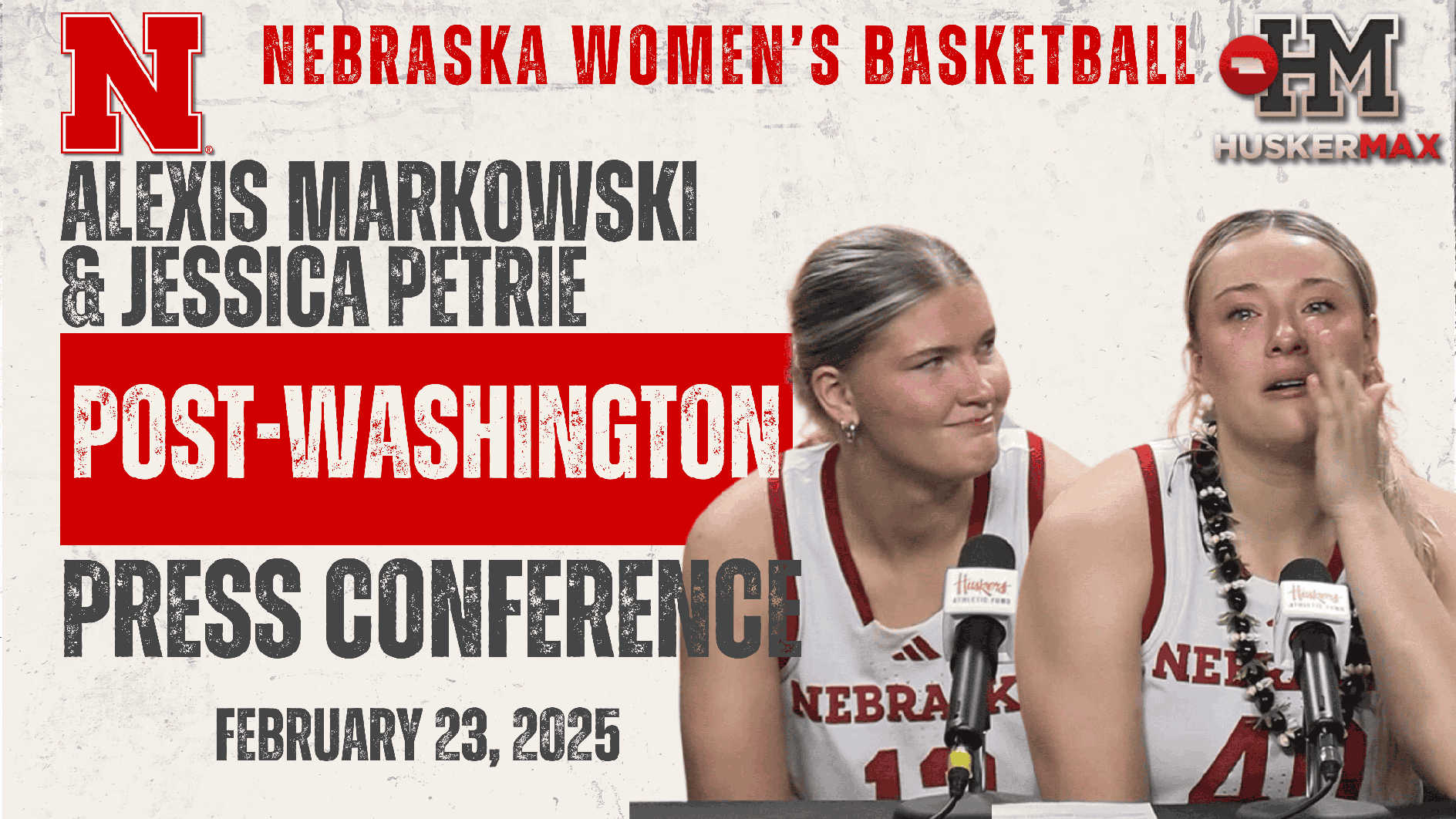 Nebraska Women's Basketball Players Alexis Markowski & Jessica Petrie ...