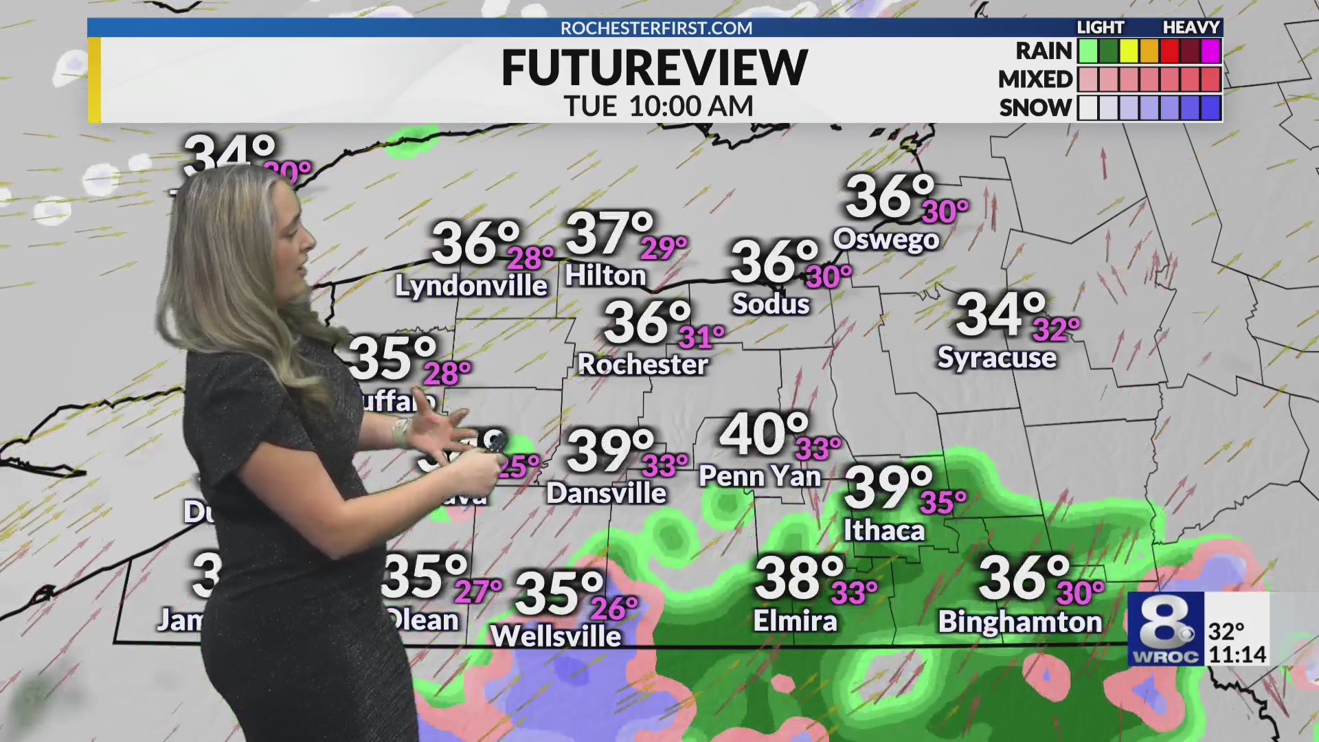 Rochester's Sunday Overnight Weather Forecast