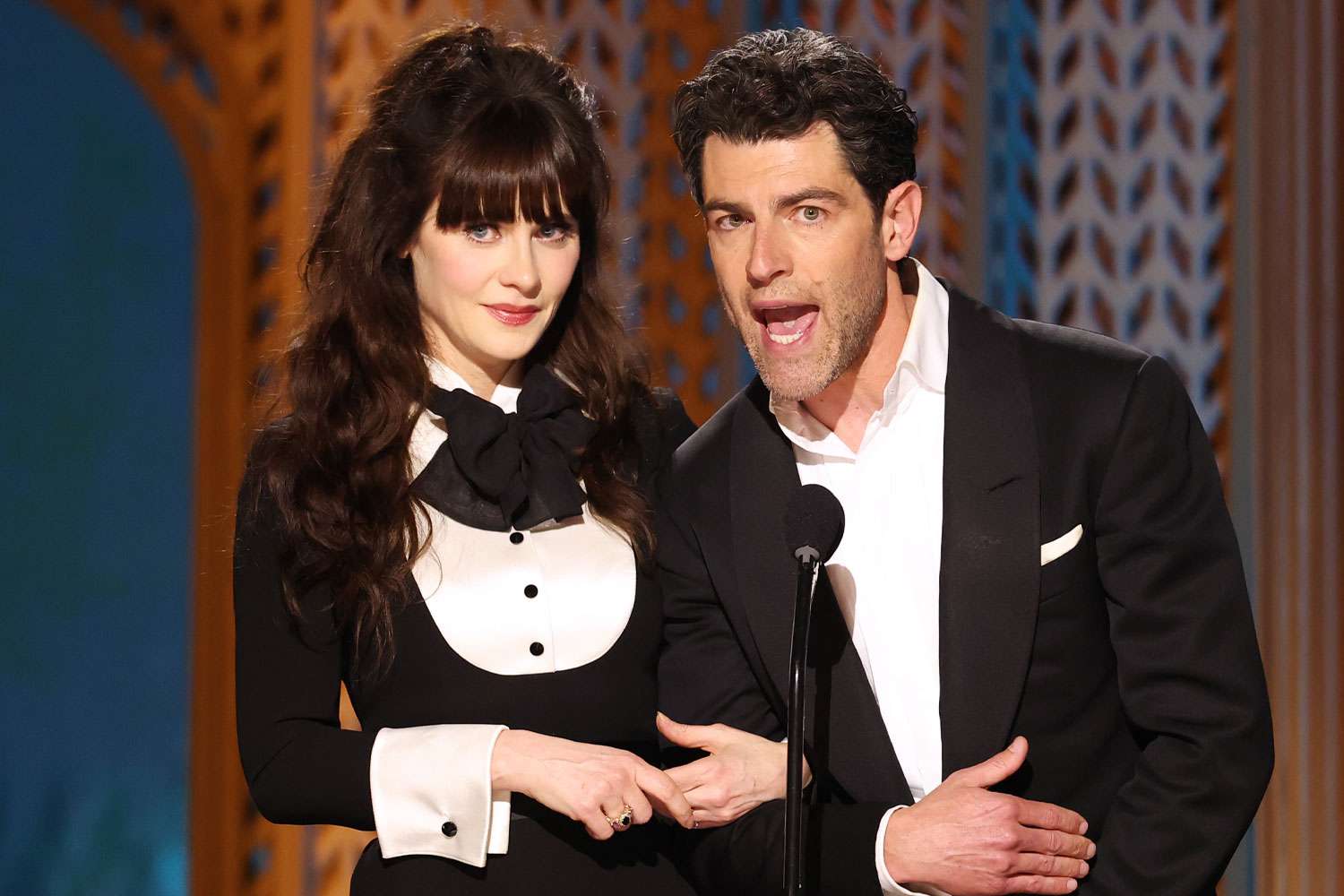 Zooey Deschanel and Max Greenfield throw shade at Lamorne Morris in ...